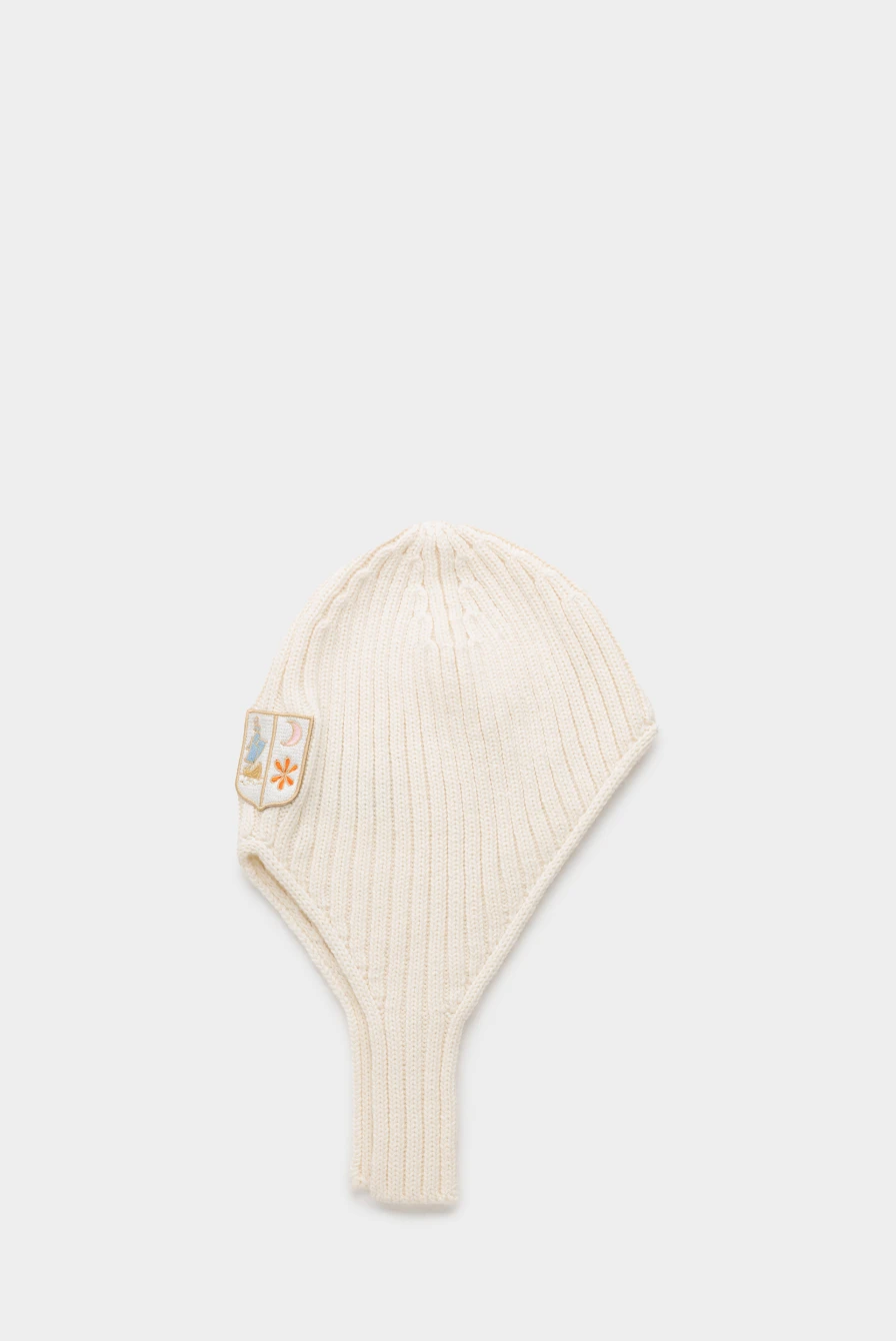 Шапка Muzaradi вязанная "пилот" бежевая 7266230004 - купить в Москве за ...