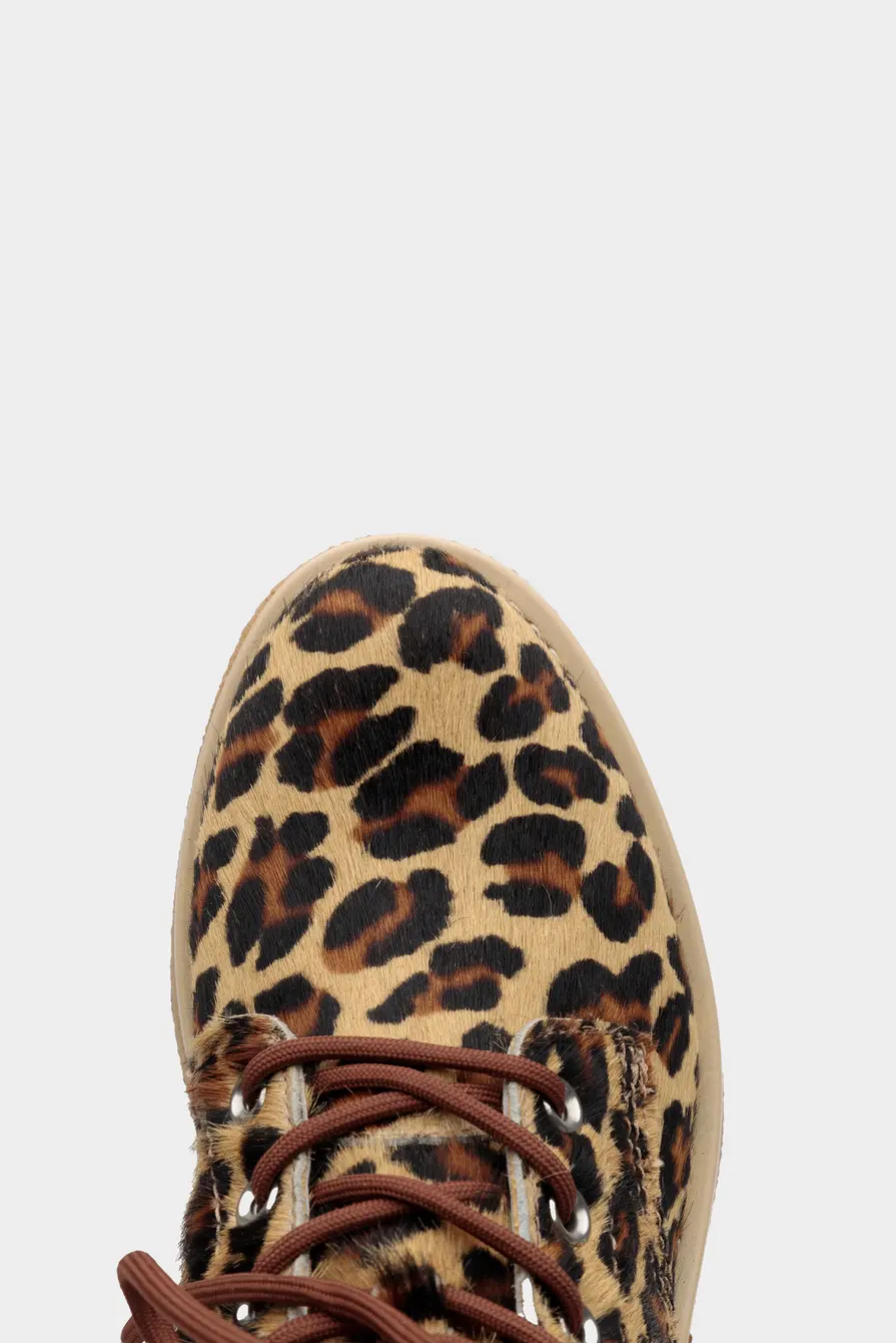 Ботинки R13 double stack boot with gum-wrapped platform sole leopard 9153251024 - купить в ...
