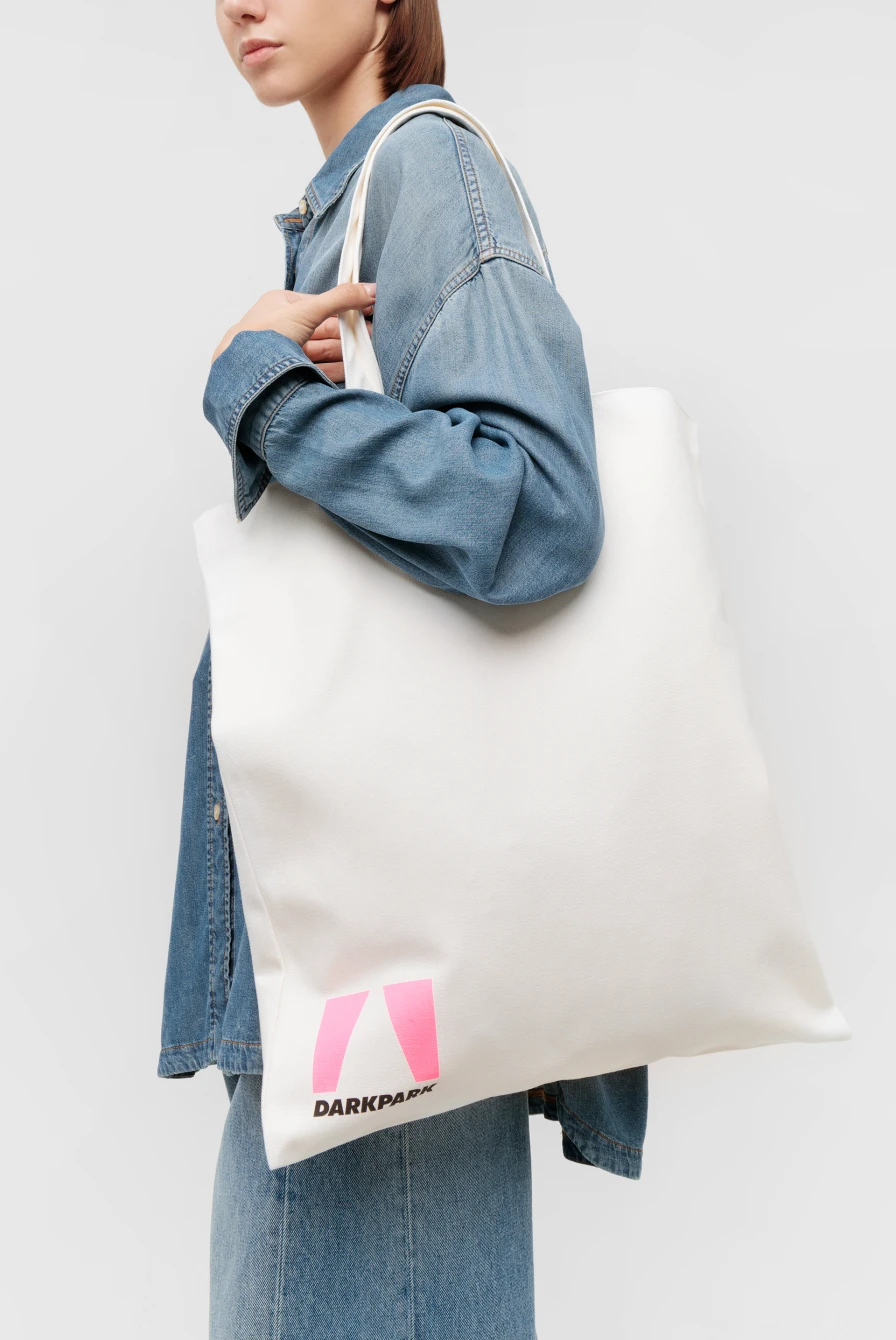 Сумка DARKPARK darkpark tote bag off-white/fluo pink 004 9762232018 - купить в Москве за 3490 ...