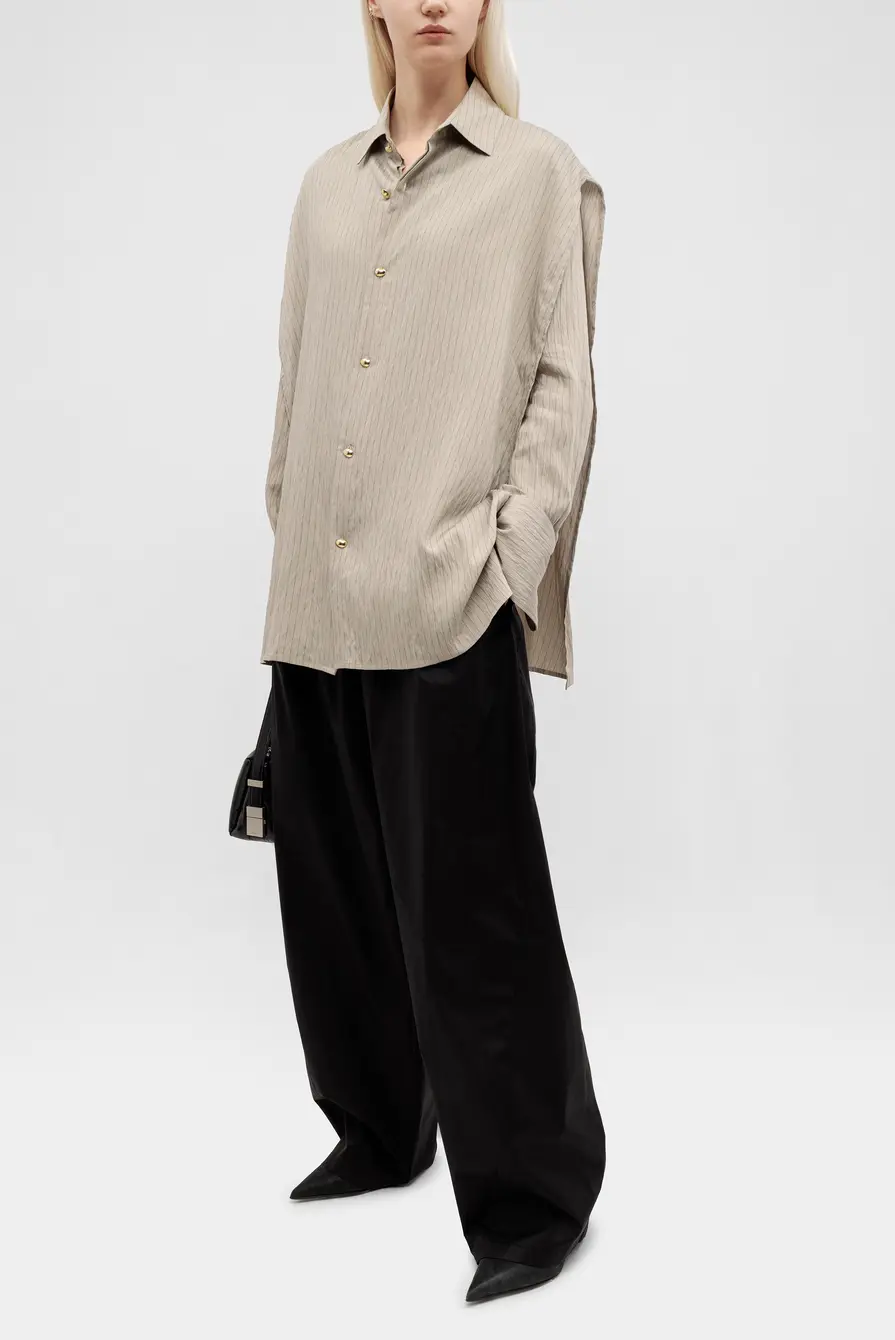 Брюки DARKPARK phebe - pearl adorned wide-leg pants black 9762251023 - купить в Москве за 76990 ...