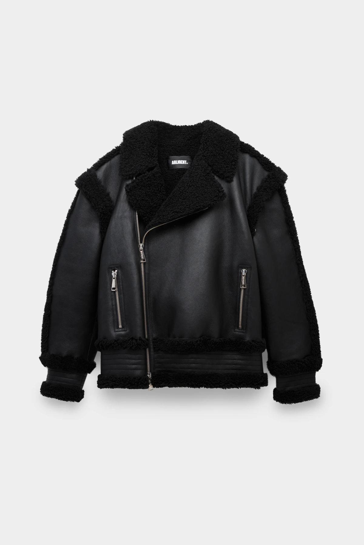 Дубленка ARLIGENT arli-28, цвет черный 7291230020 - купить в Москве за 149990 руб. - интернет ...