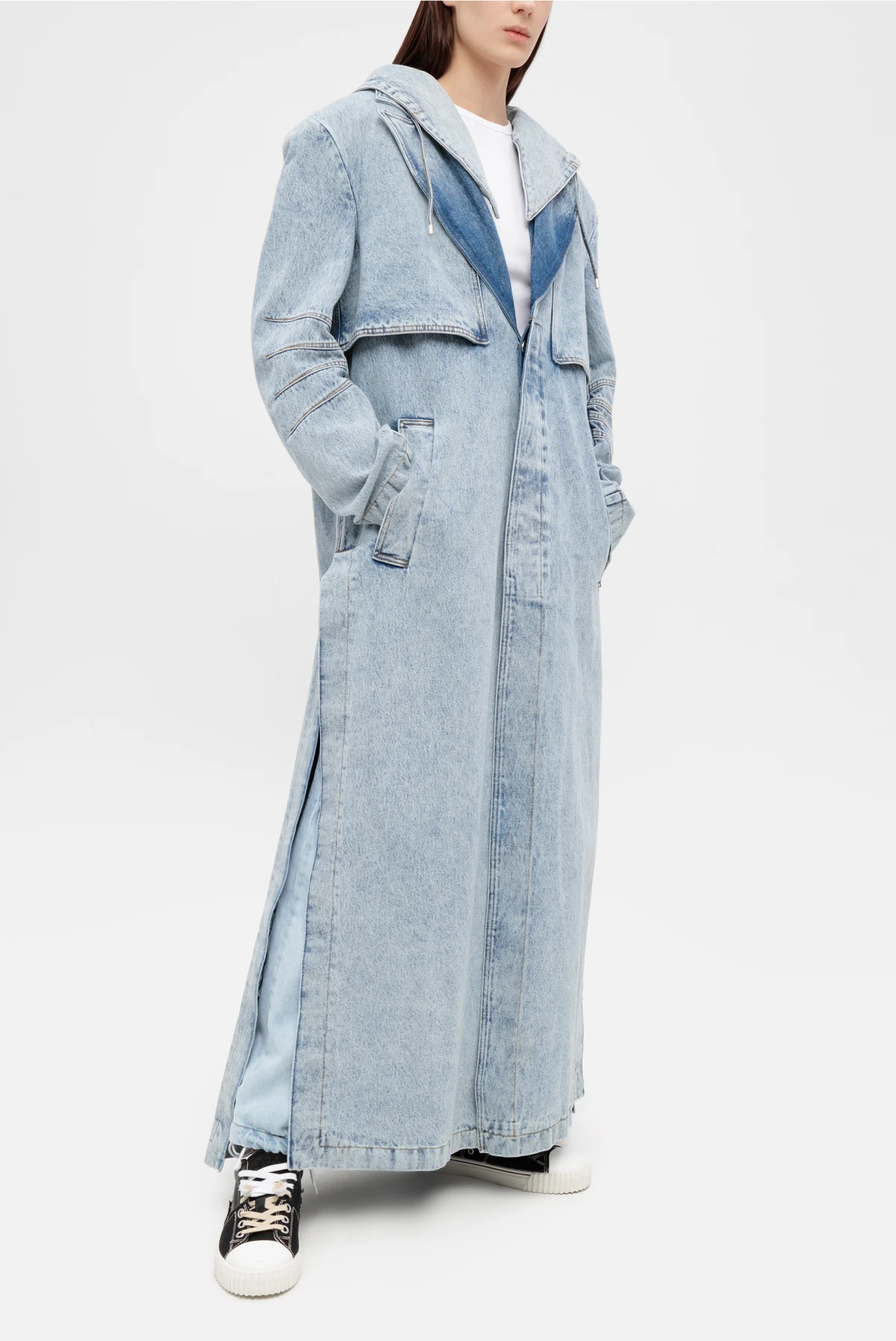 Плащ ARLIGENT arli-07-k, цвет голубой 7291240002 - купить в Москве за 54890 руб. - интернет ...