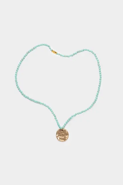 Подвеска PUNK NYMPH STUDIO br07006, на бирюзовых бусах 7300240015 ...