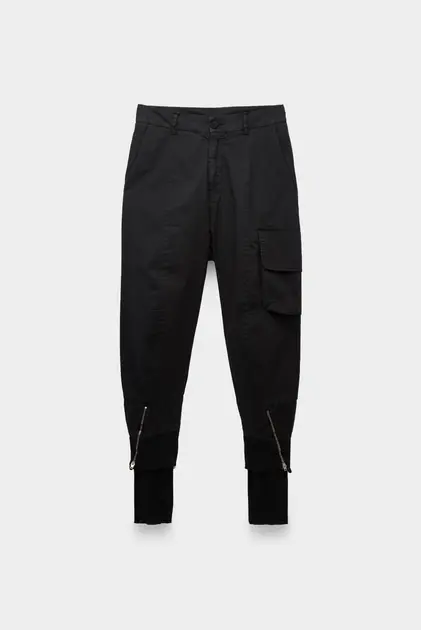 Брюки Daub cargo zipped double bottom pants black 9793242039 - купить в Москве за 18990 руб ...