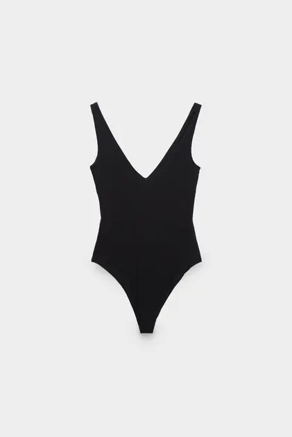 Боди ENTIRE STUDIOS v neck bodysuit black 9810251007 - купить в Москве за 8290 руб. - интернет ...