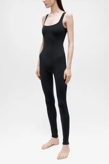 Купальник ENTIRE STUDIOS square neck catsuit - nylon spandex soot soot 9810251059 - купить в ...